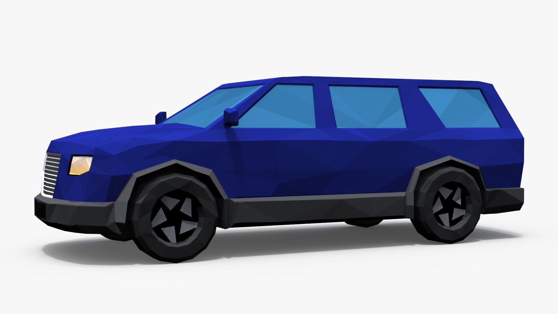 Low Poly Stylized Model SUV Model - TurboSquid 2273109