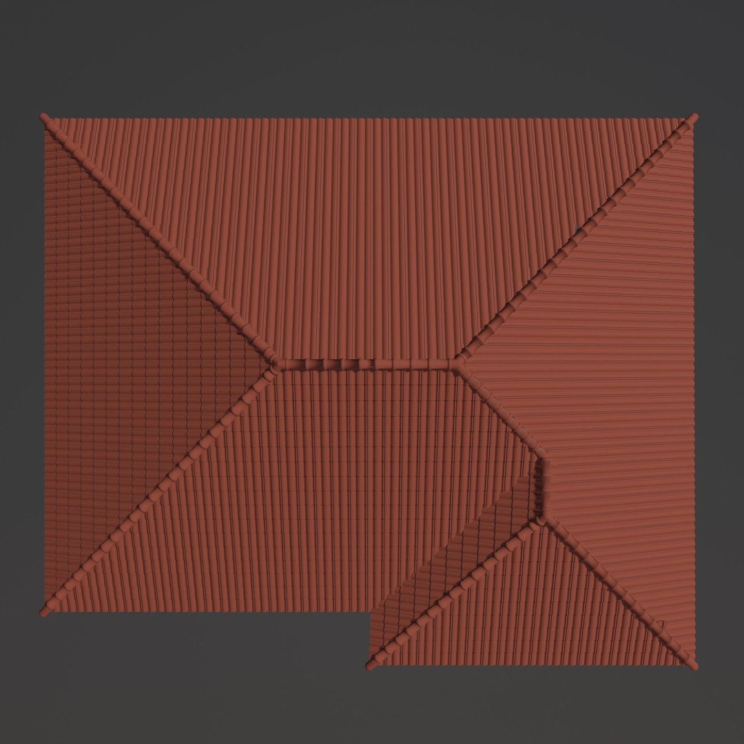 Roof Tiles 3D Model - TurboSquid 2048171