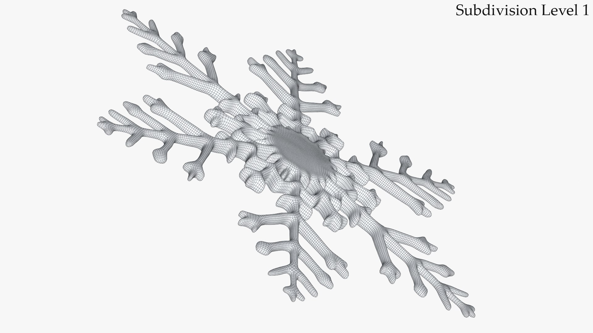 3D Snow Flake 3 - TurboSquid 1718721