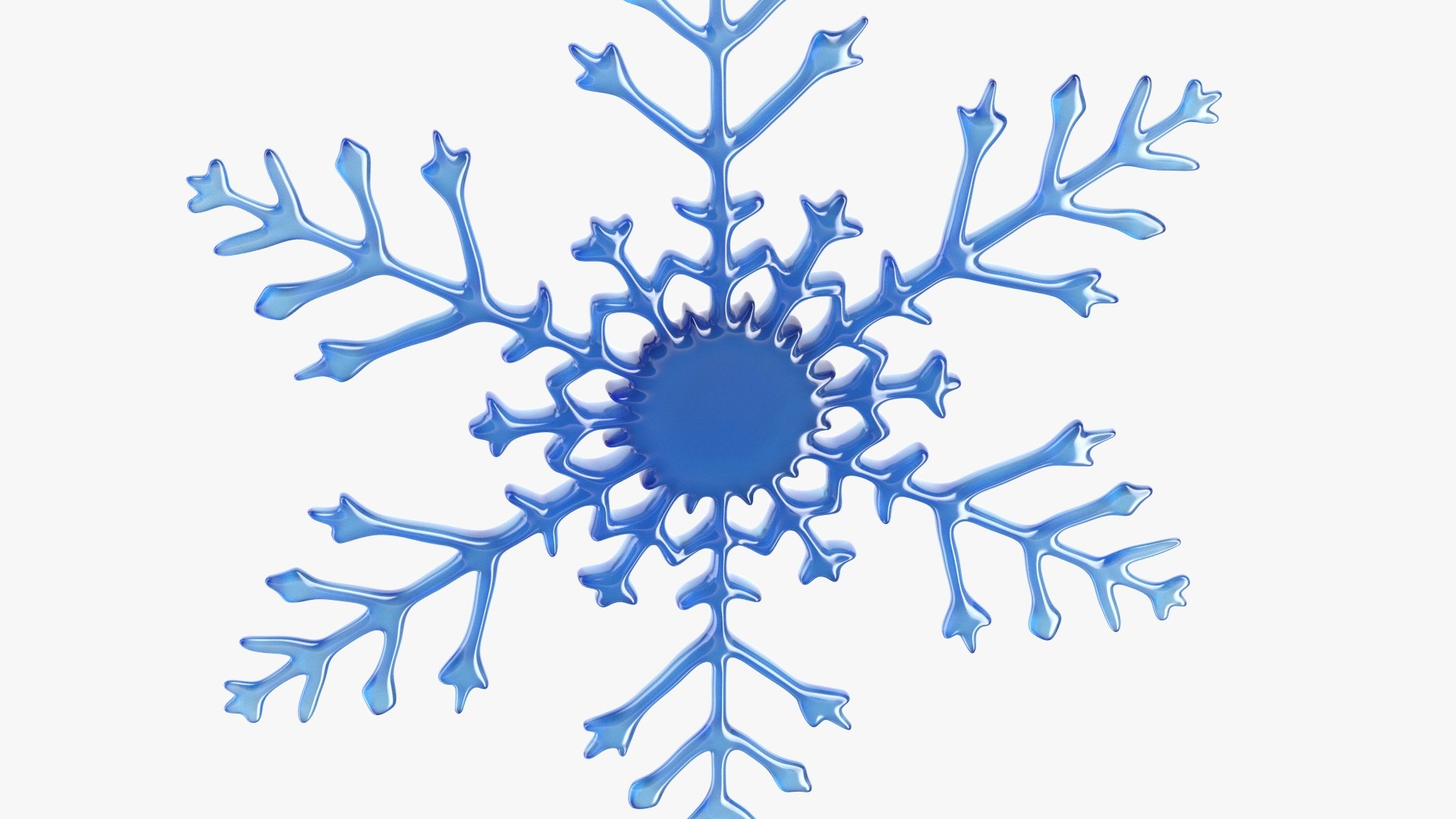 3D Snow Flake 3 - TurboSquid 1718721