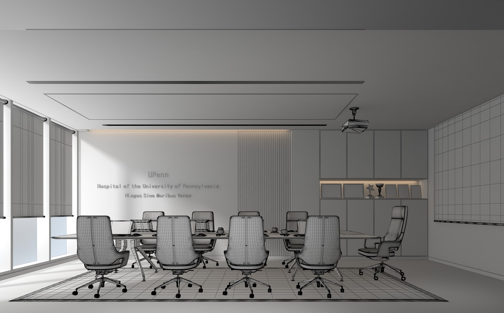 Conference Room Model - TurboSquid 2355413