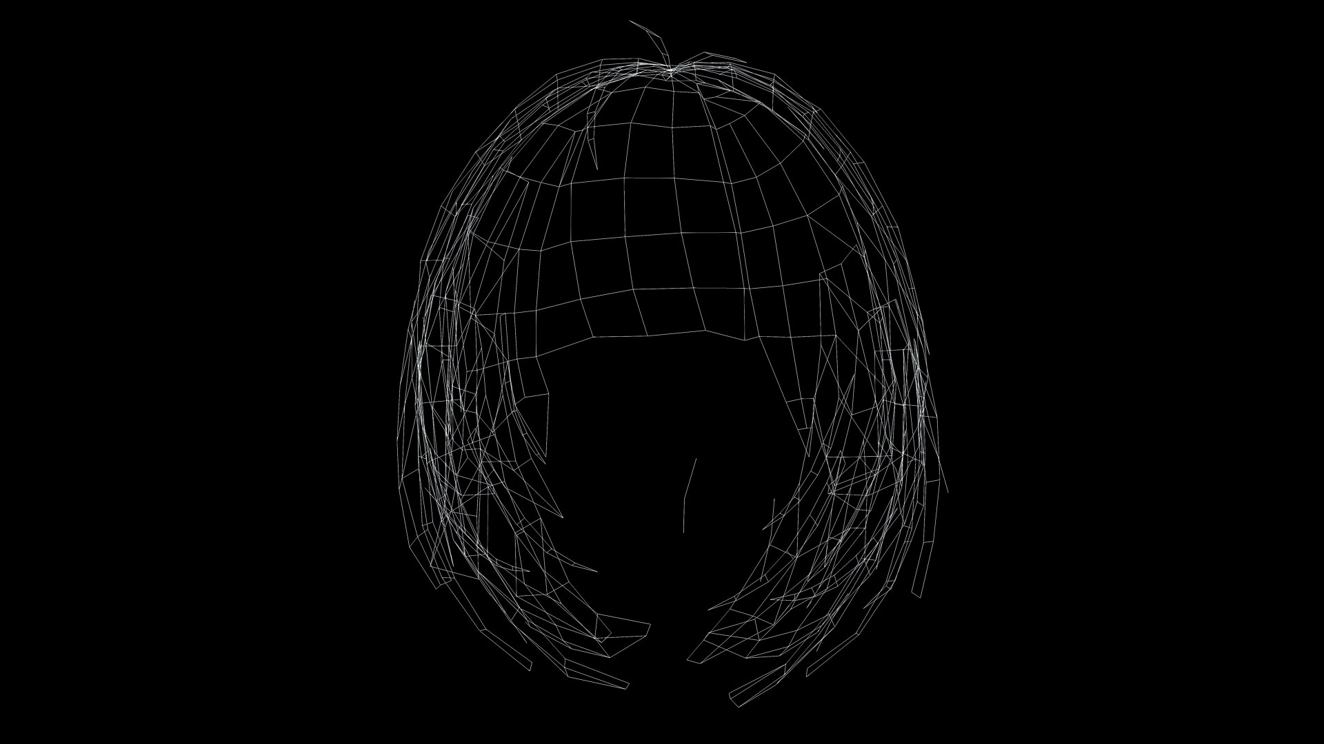 Classic Bob Hair Model - TurboSquid 2226195