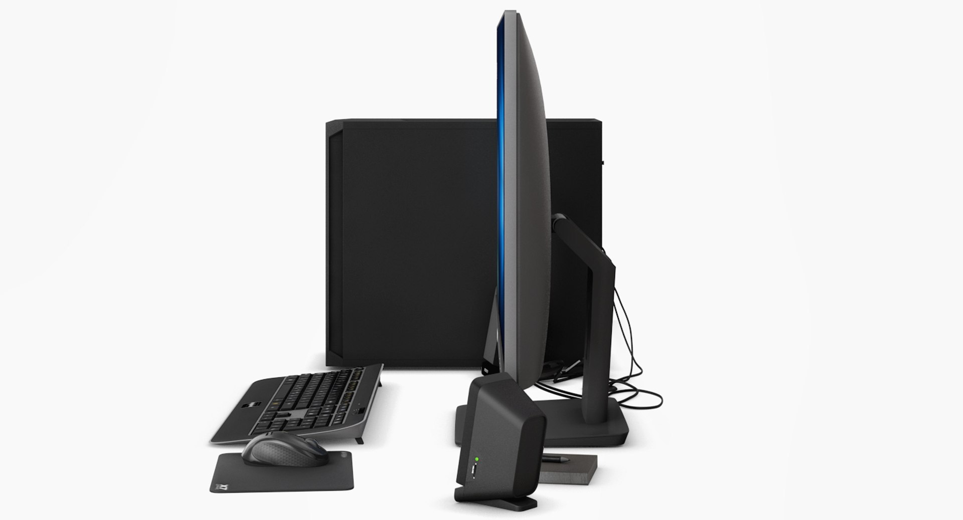 Computer Set 3D Model - TurboSquid 1229986