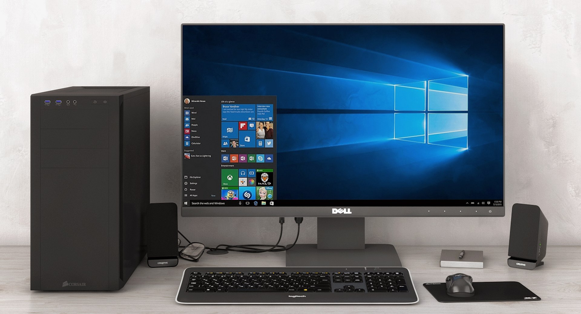 Computer Set 3D Model - TurboSquid 1229986