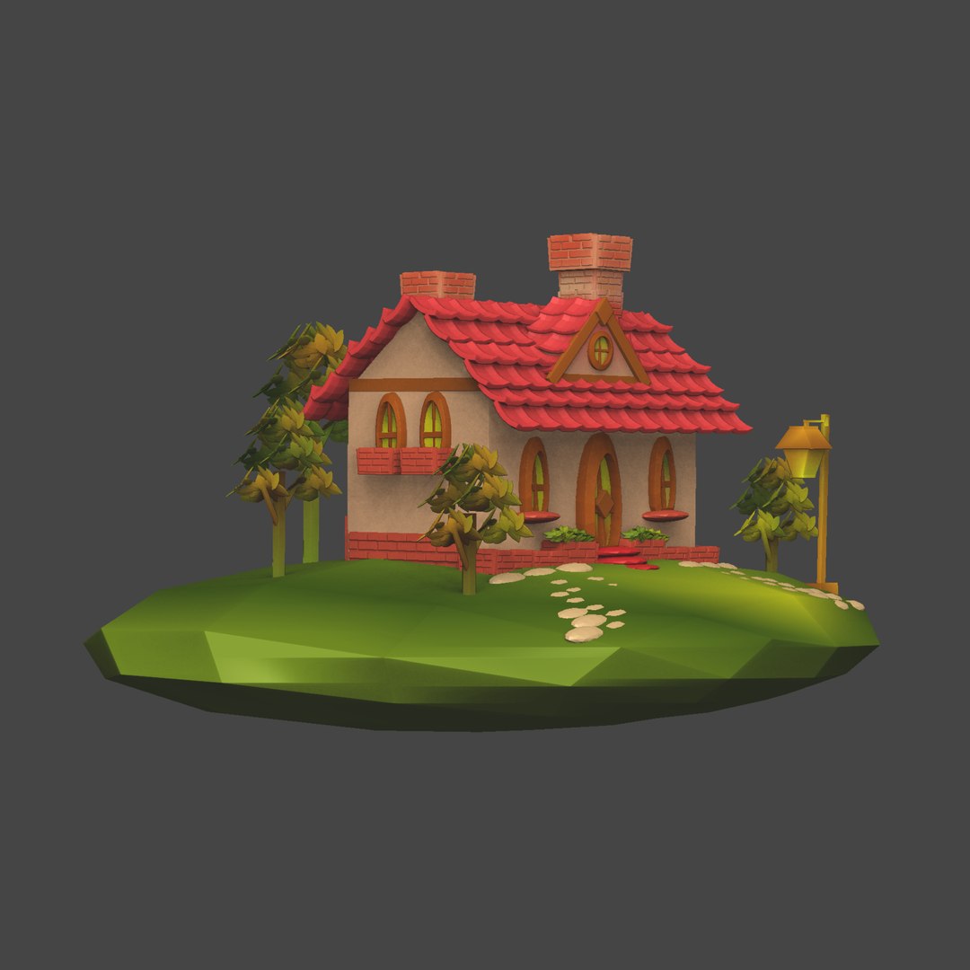 Fantasy House Model - TurboSquid 2095996