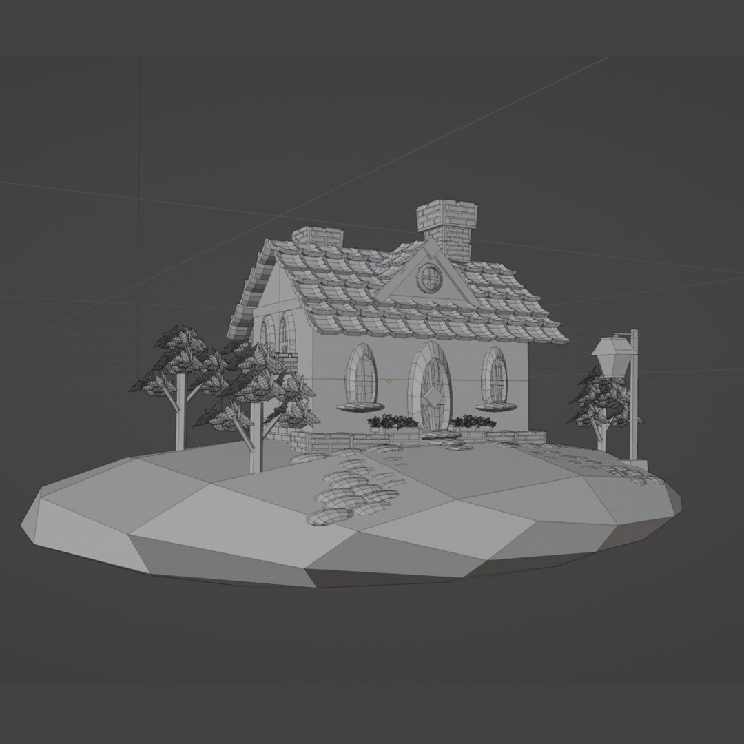 Fantasy House Model - TurboSquid 2095996