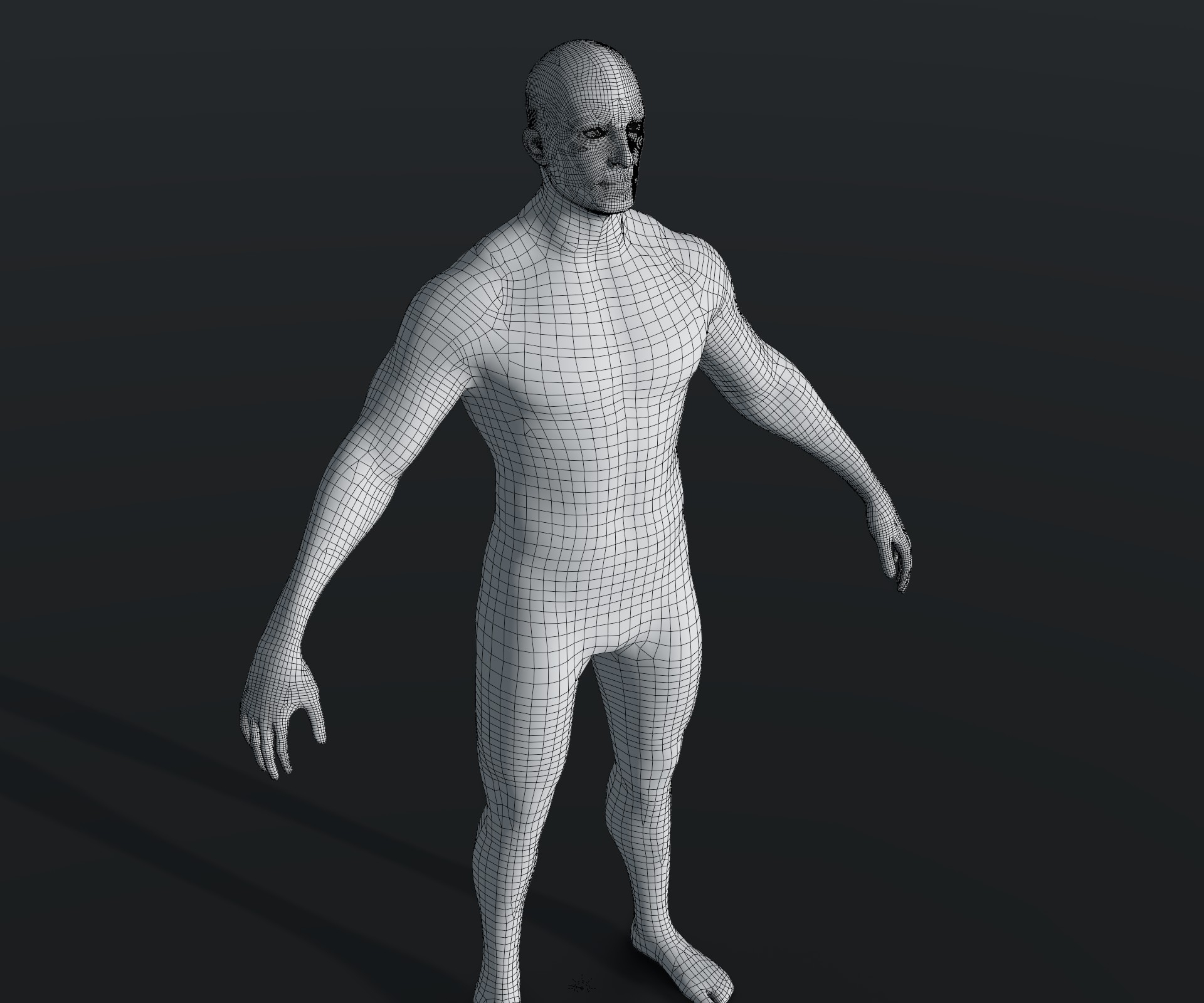 modelo 3d Malla base del cuerpo humano 28 animaciones Paquete de 10 modelos 3D - TurboSquid 1973322