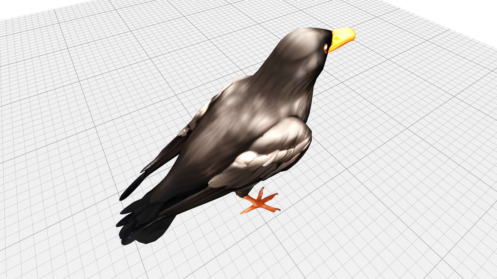 Black Raven Crow Model - TurboSquid 2305684