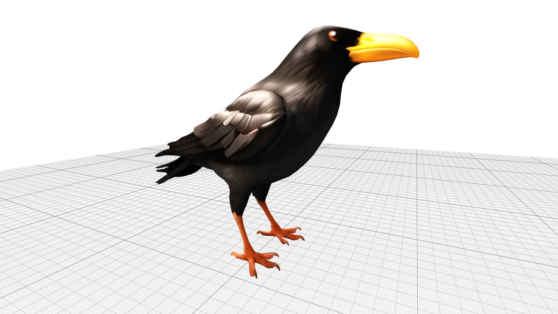 Black Raven Crow Model - TurboSquid 2305684