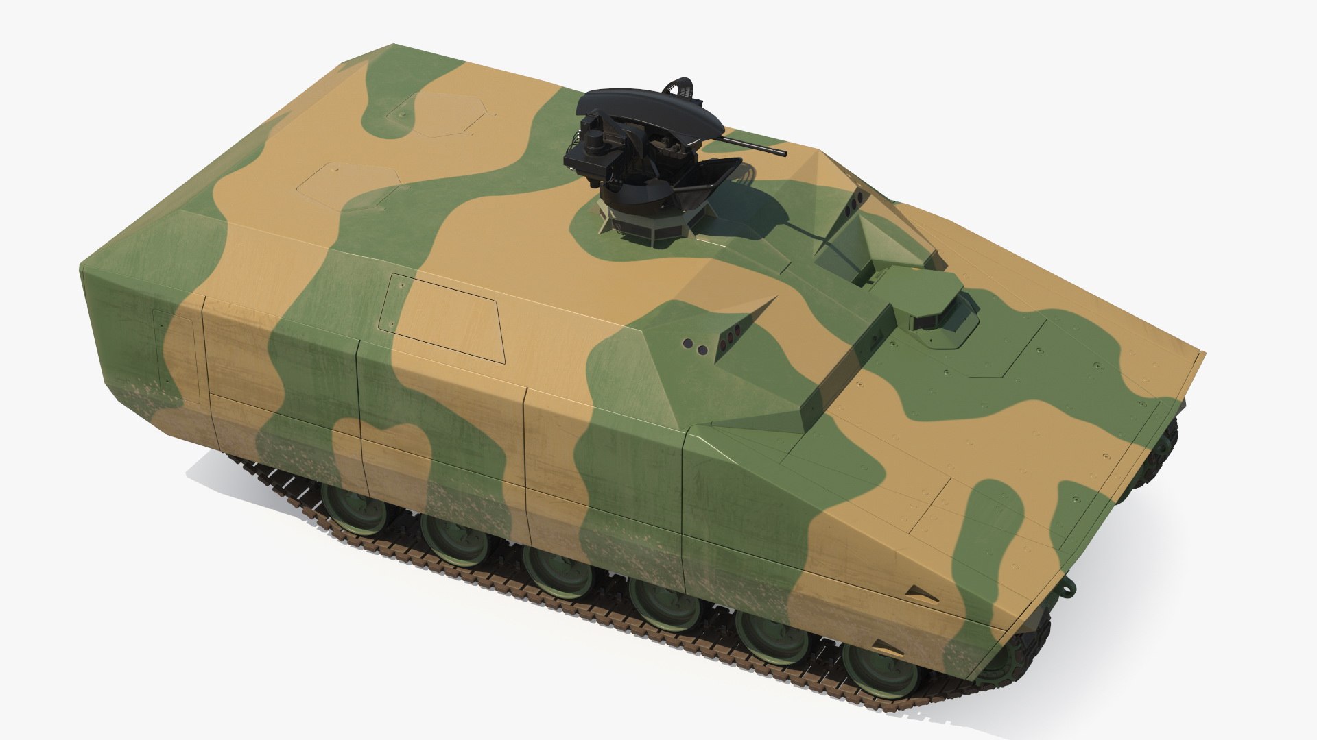 Next Gen Tracked Marine Assault Vehicle With Machine Gun 3D Model ...