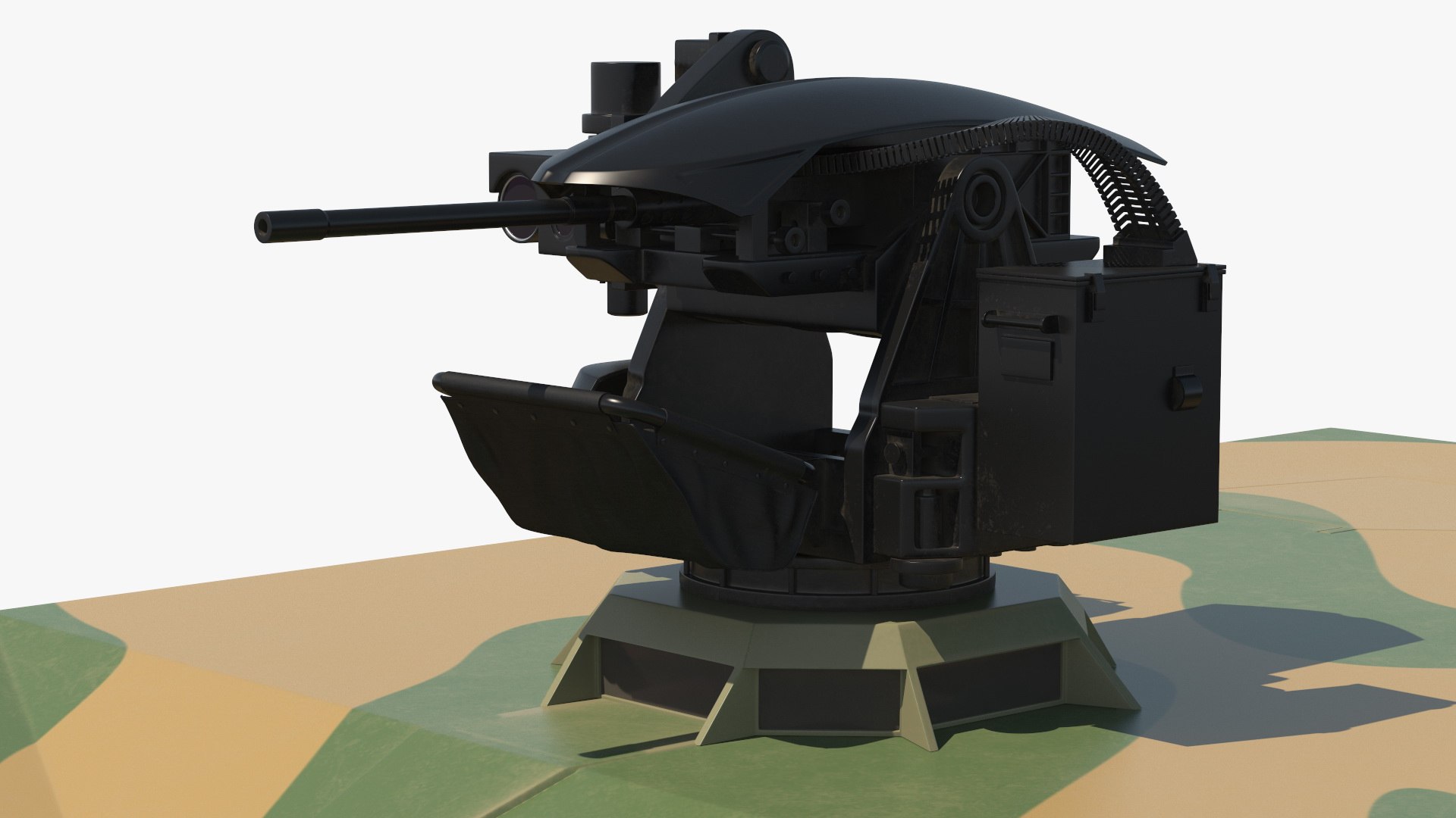 Next Gen Tracked Marine Assault Vehicle With Machine Gun 3D Model ...