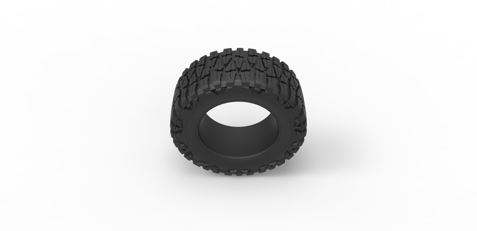 3D Diecast Mud Tire Scale 1 To 10 Model - TurboSquid 1847661