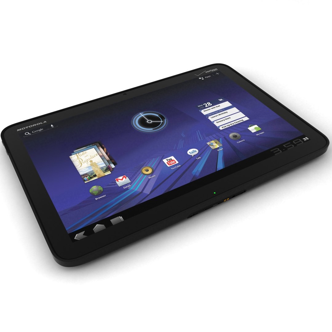 Motorola Xoom Tablet 3d 3ds