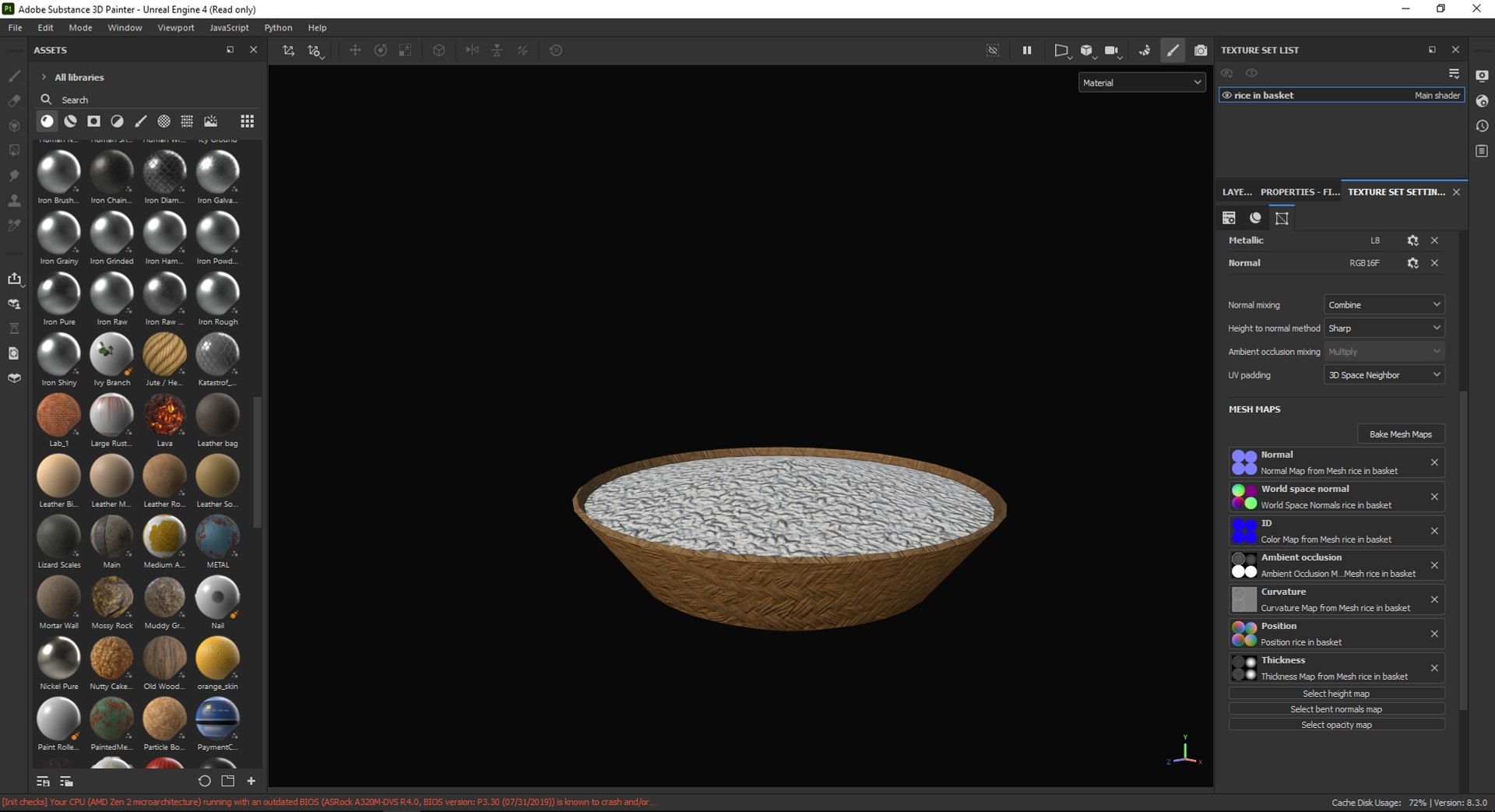 3D Rice In Basket - TurboSquid 2132868