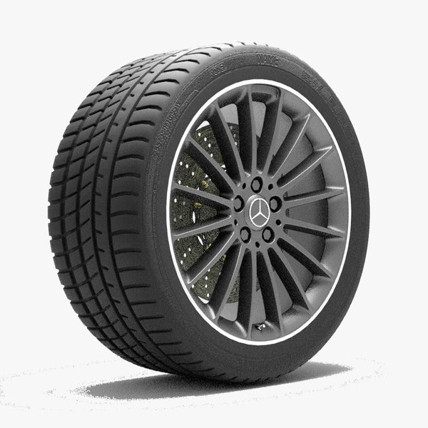 modelo 3d CocheMercedes Rueda Con Llanta - TurboSquid 2146015