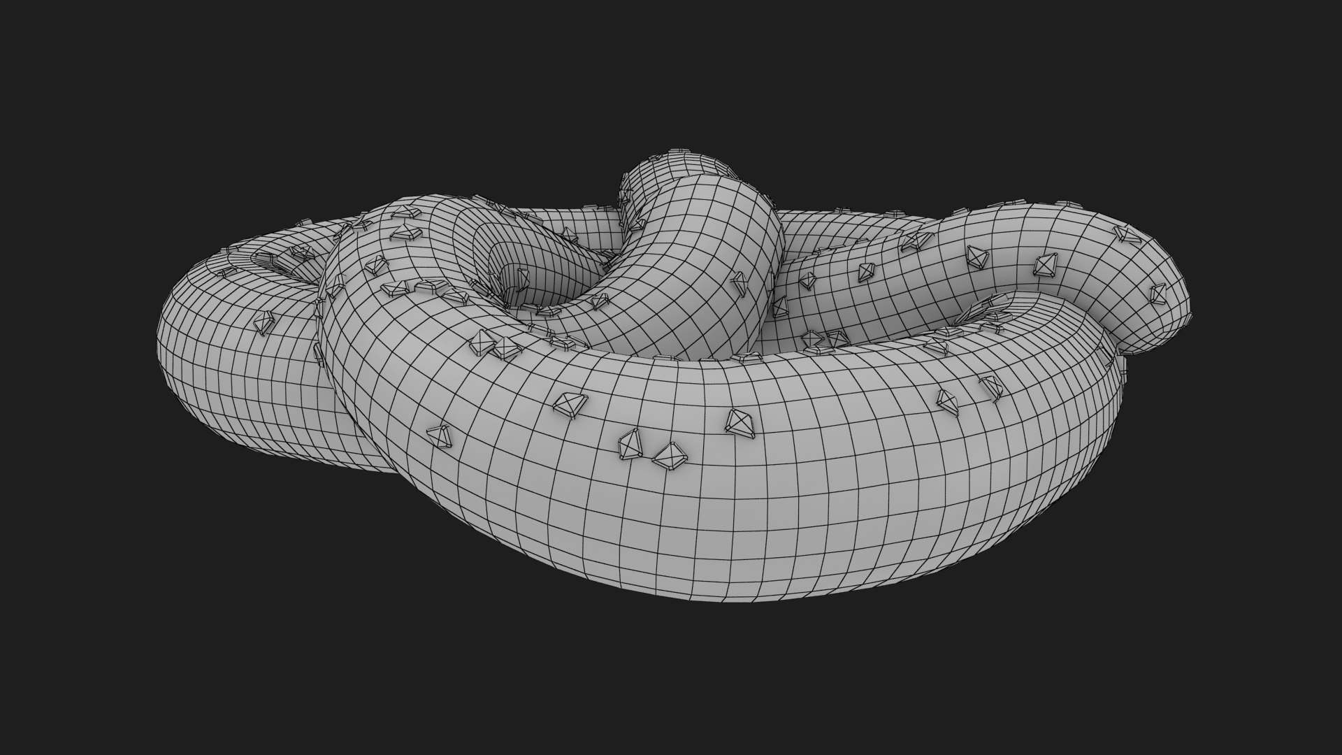 3D Pretzel Color 2 - TurboSquid 2025185