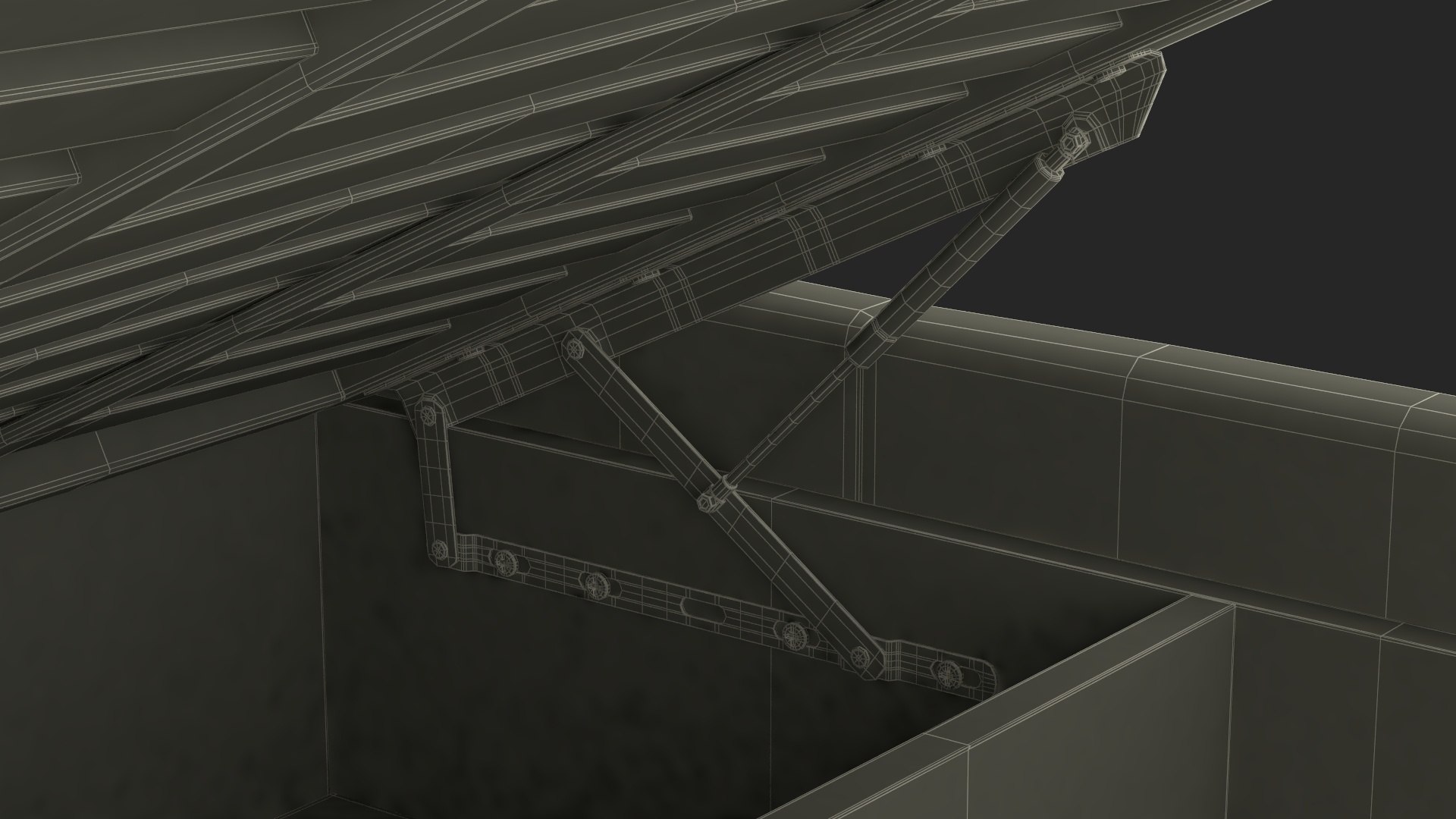 Lifting Bed With Storage Function Rigged Model - TurboSquid 2194300