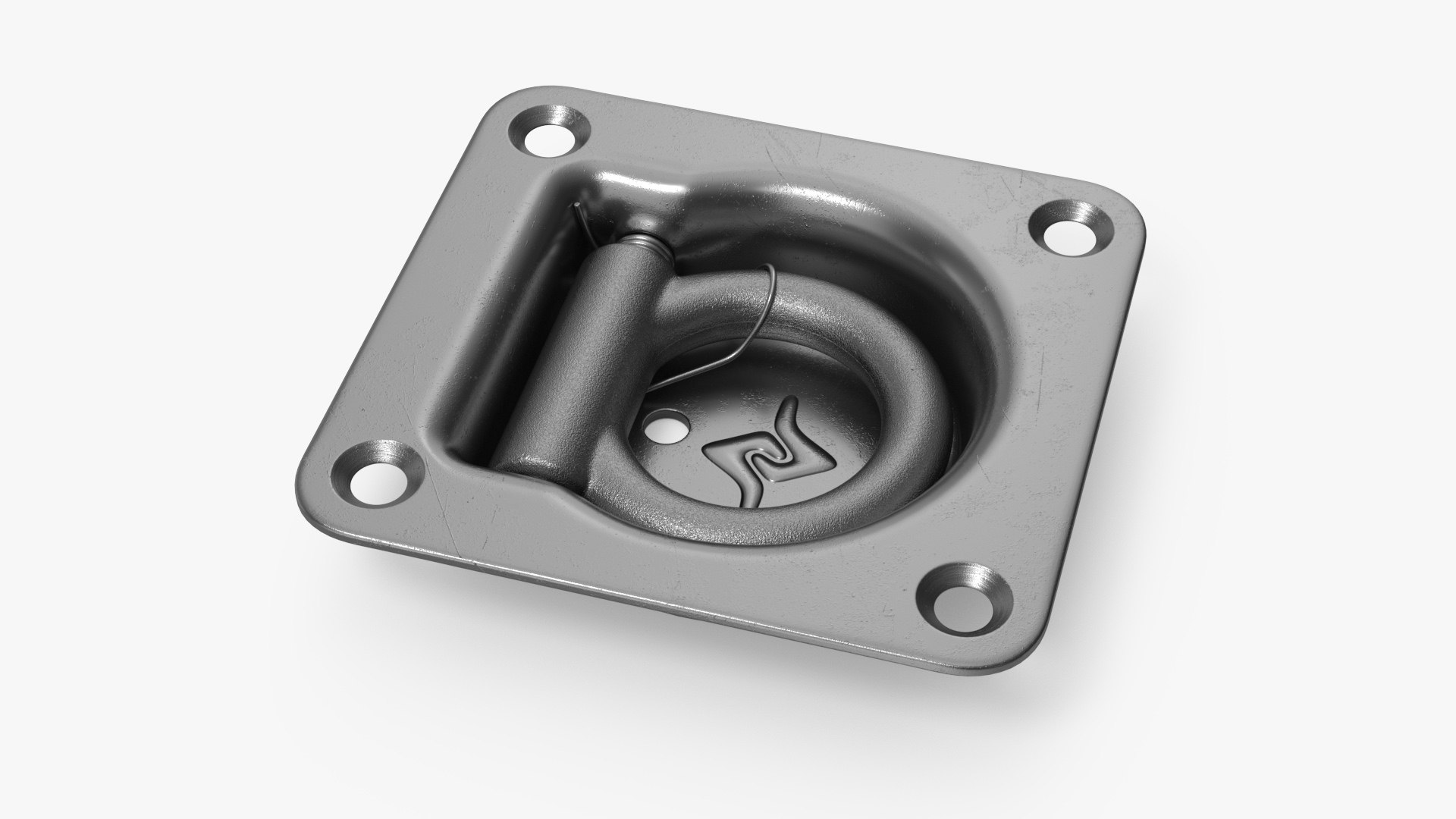 Caliber Stainless Steel D-Ring 3D - TurboSquid 2276449