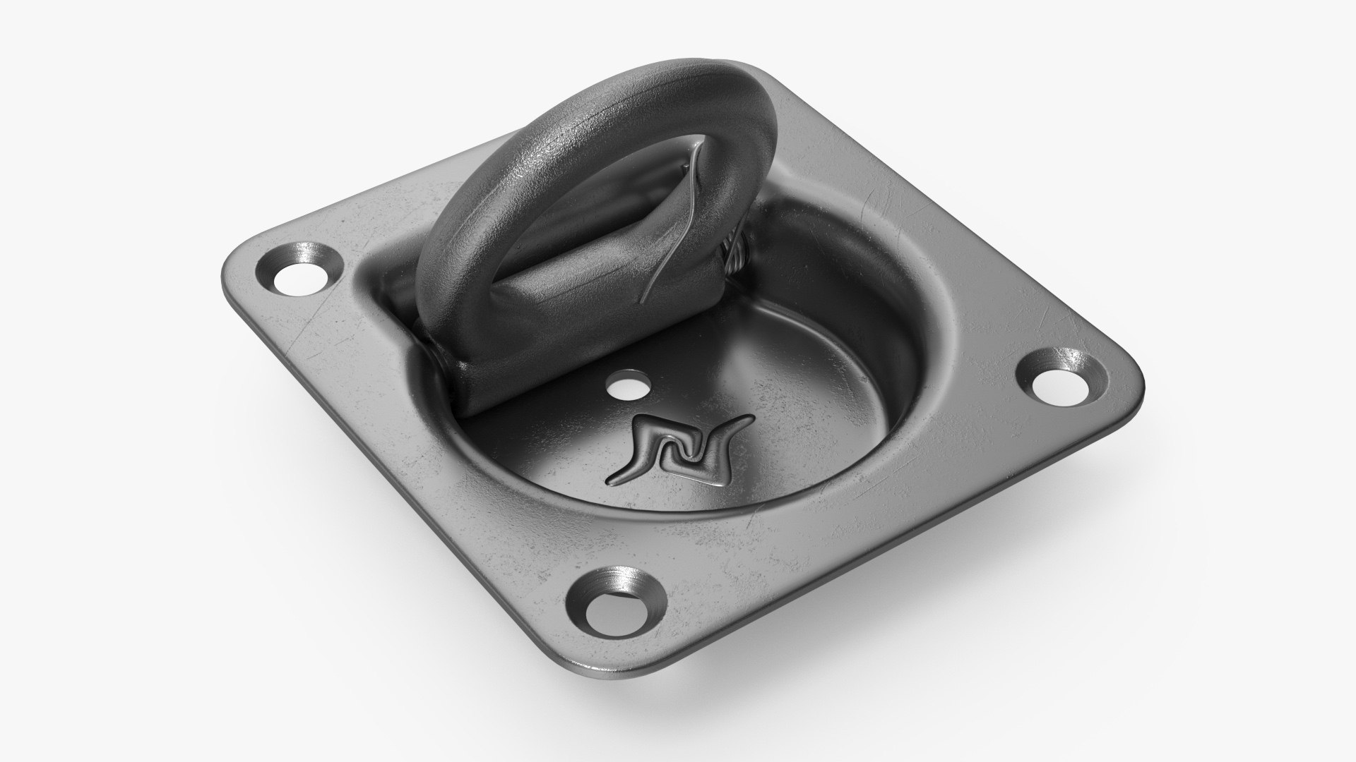 Caliber Stainless Steel D-Ring 3D - TurboSquid 2276449