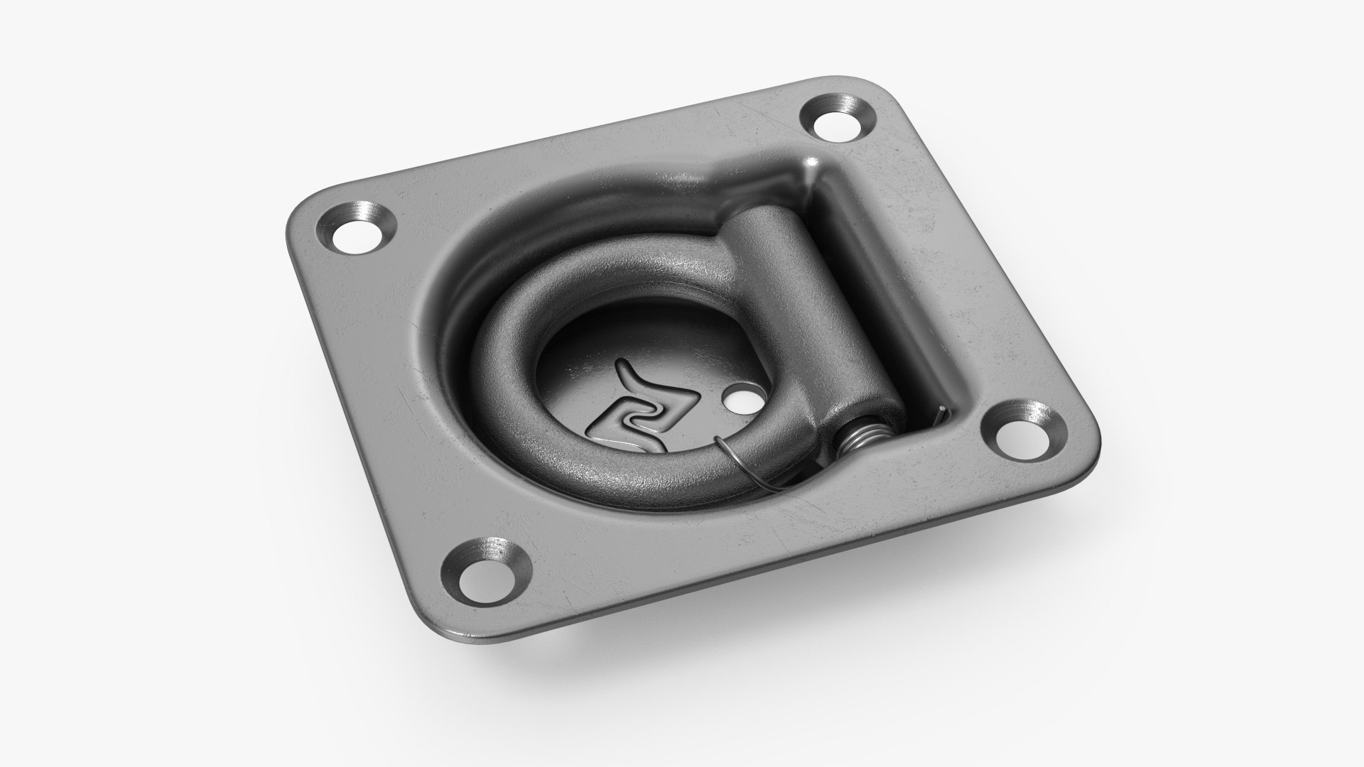 Caliber Stainless Steel D-Ring 3D - TurboSquid 2276449