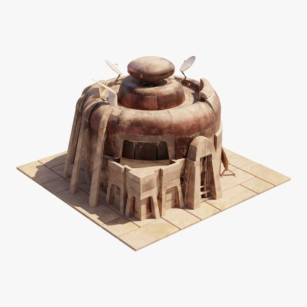 Desert Outpost Sci-Fi 3D model - TurboSquid 1966168