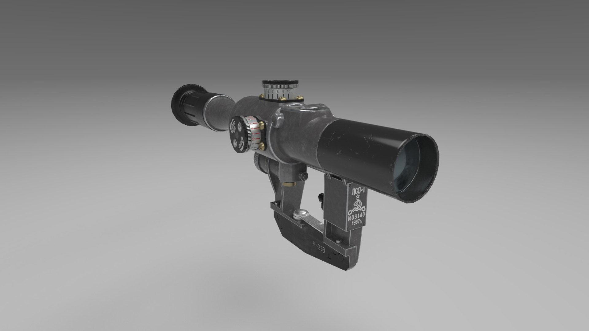 Pso-1 sight model - TurboSquid 1193286