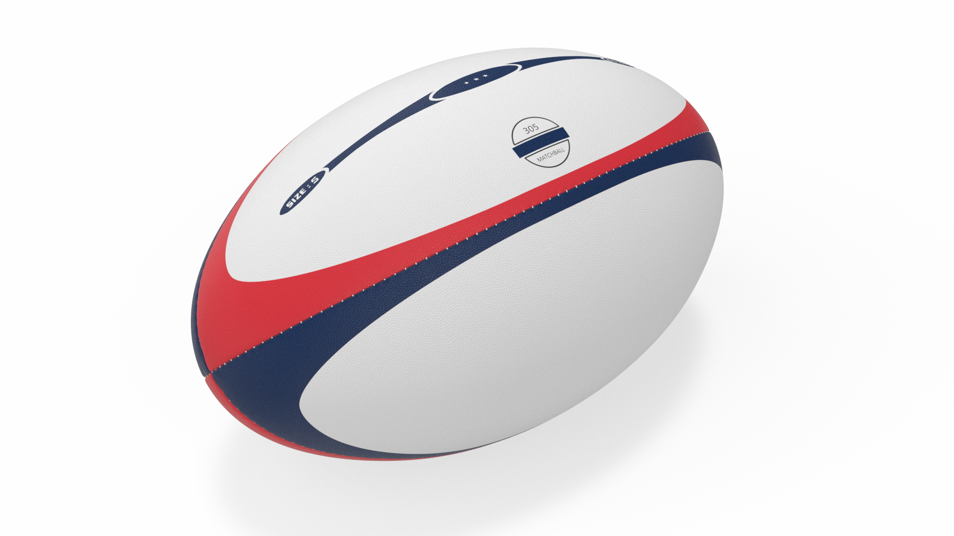 Rugby Ball Size 5 3D Model - TurboSquid 2167660