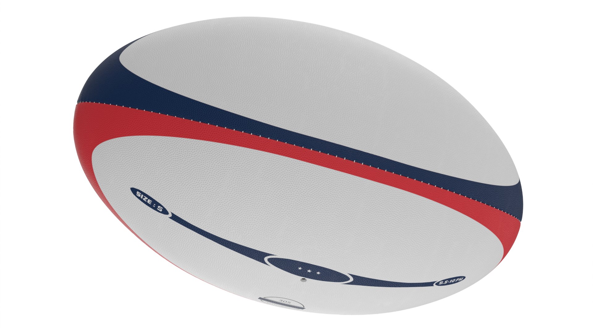 Rugby Ball Size 5 3D Model - TurboSquid 2167660
