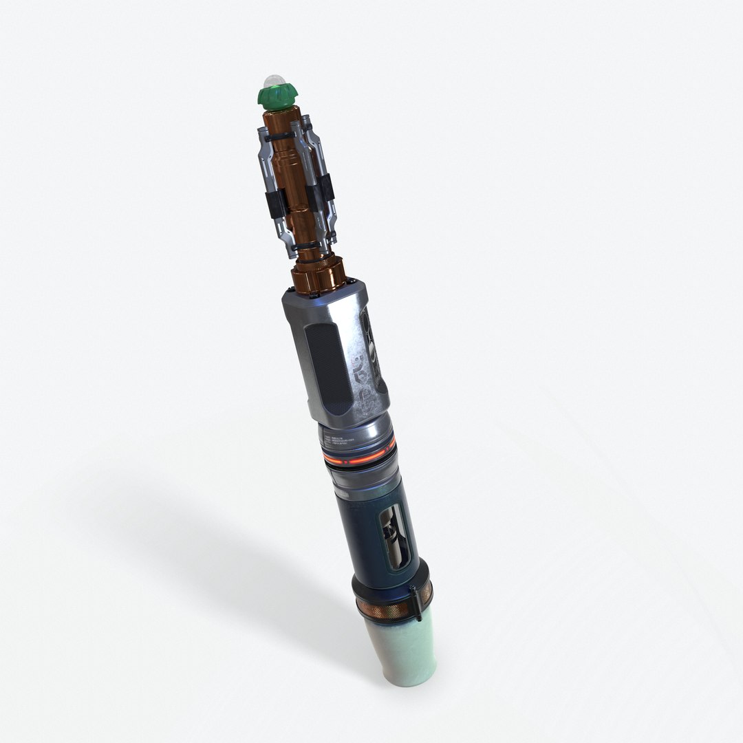 3D Sonic Screwdriver Model - TurboSquid 1565924