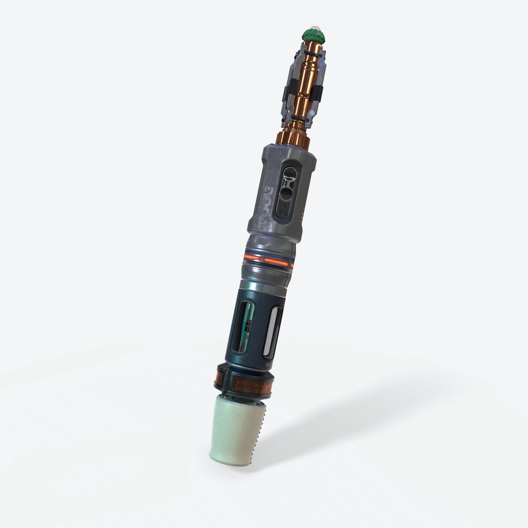 3D Sonic Screwdriver Model - TurboSquid 1565924