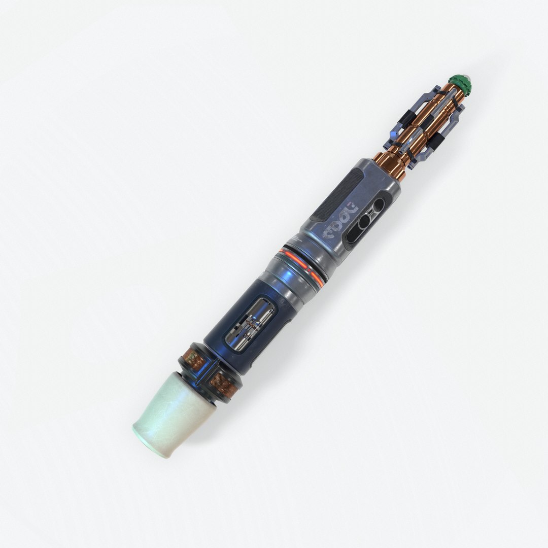 3D Sonic Screwdriver Model - TurboSquid 1565924