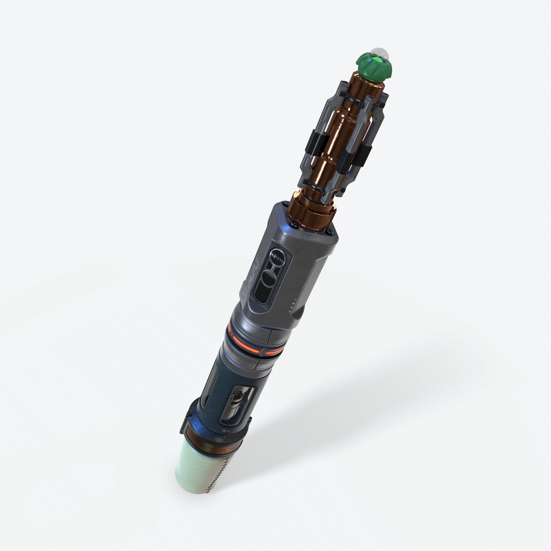 3D Sonic Screwdriver Model - TurboSquid 1565924