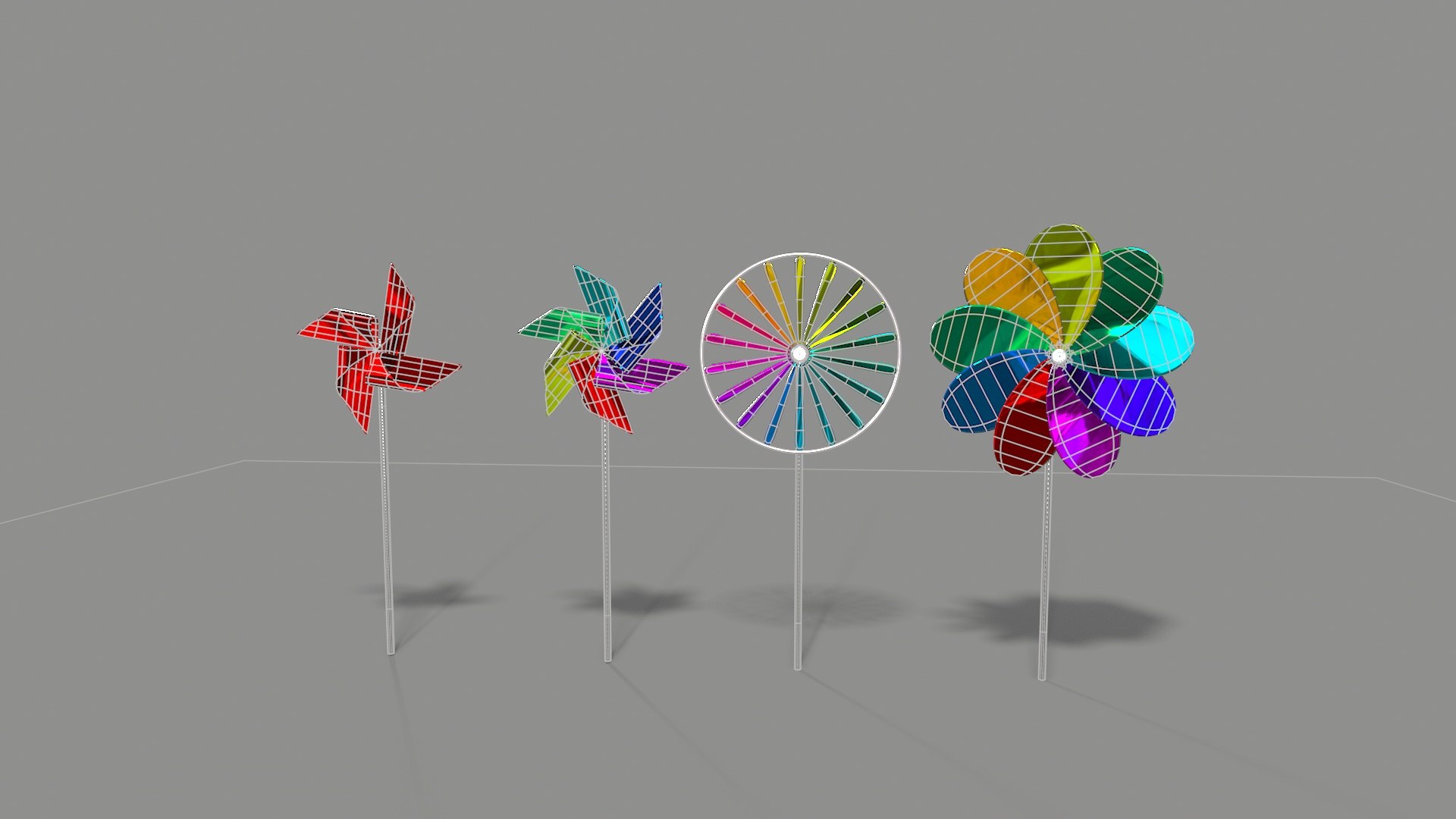 Pinwheel 3D - TurboSquid 2420746