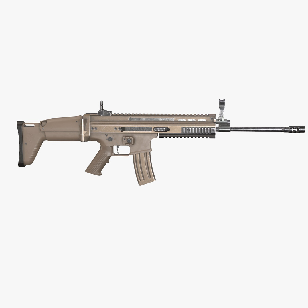 3D fn scar l aaa - TurboSquid 1255227