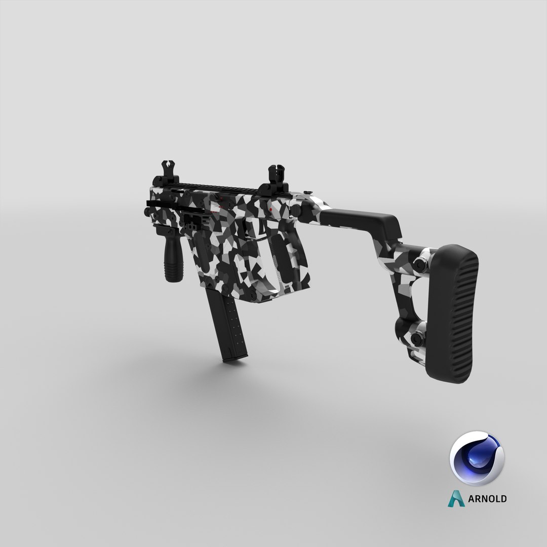 KRISS Vector Gen 1 SMG 45 ACP Camo 3D model - TurboSquid 1915142
