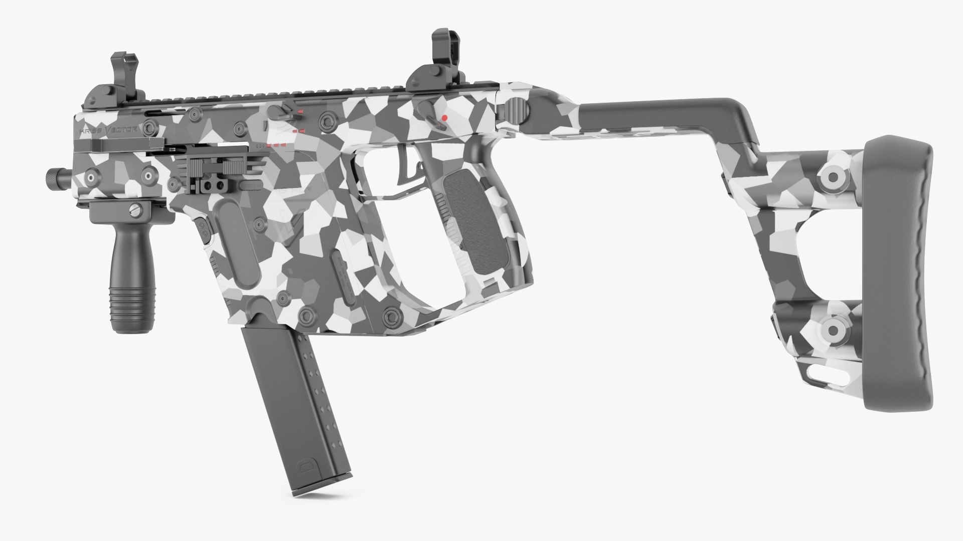 KRISS Vector Gen 1 SMG 45 ACP Camo 3D model - TurboSquid 1915142