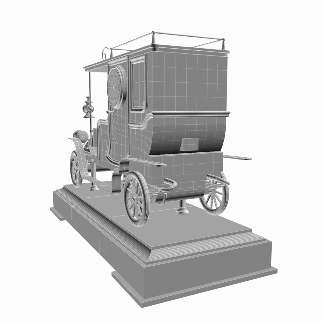 Industrial automaton car clock model - TurboSquid 1612785