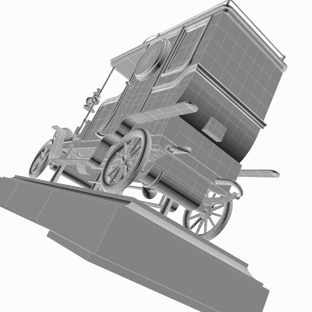 Industrial automaton car clock model - TurboSquid 1612785