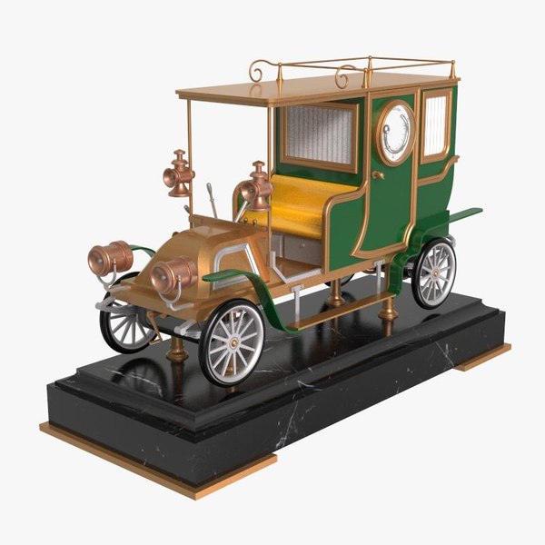 Industrial automaton car clock model - TurboSquid 1612785