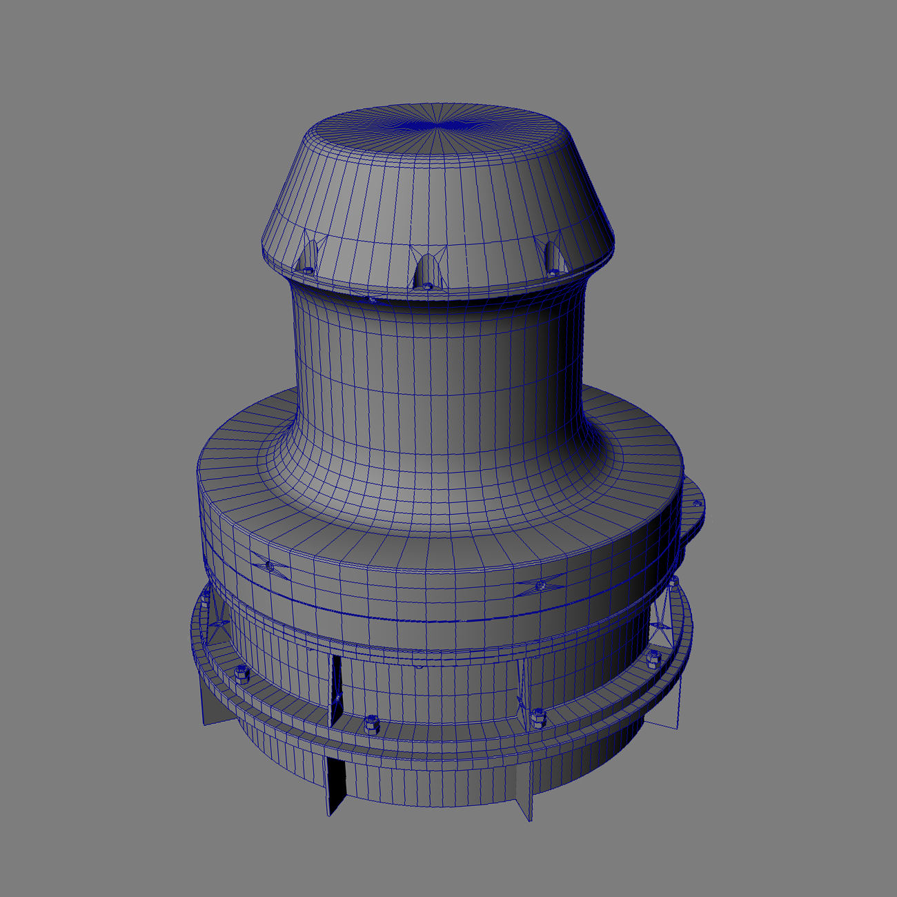 Capstan f 3D model - TurboSquid 1369650