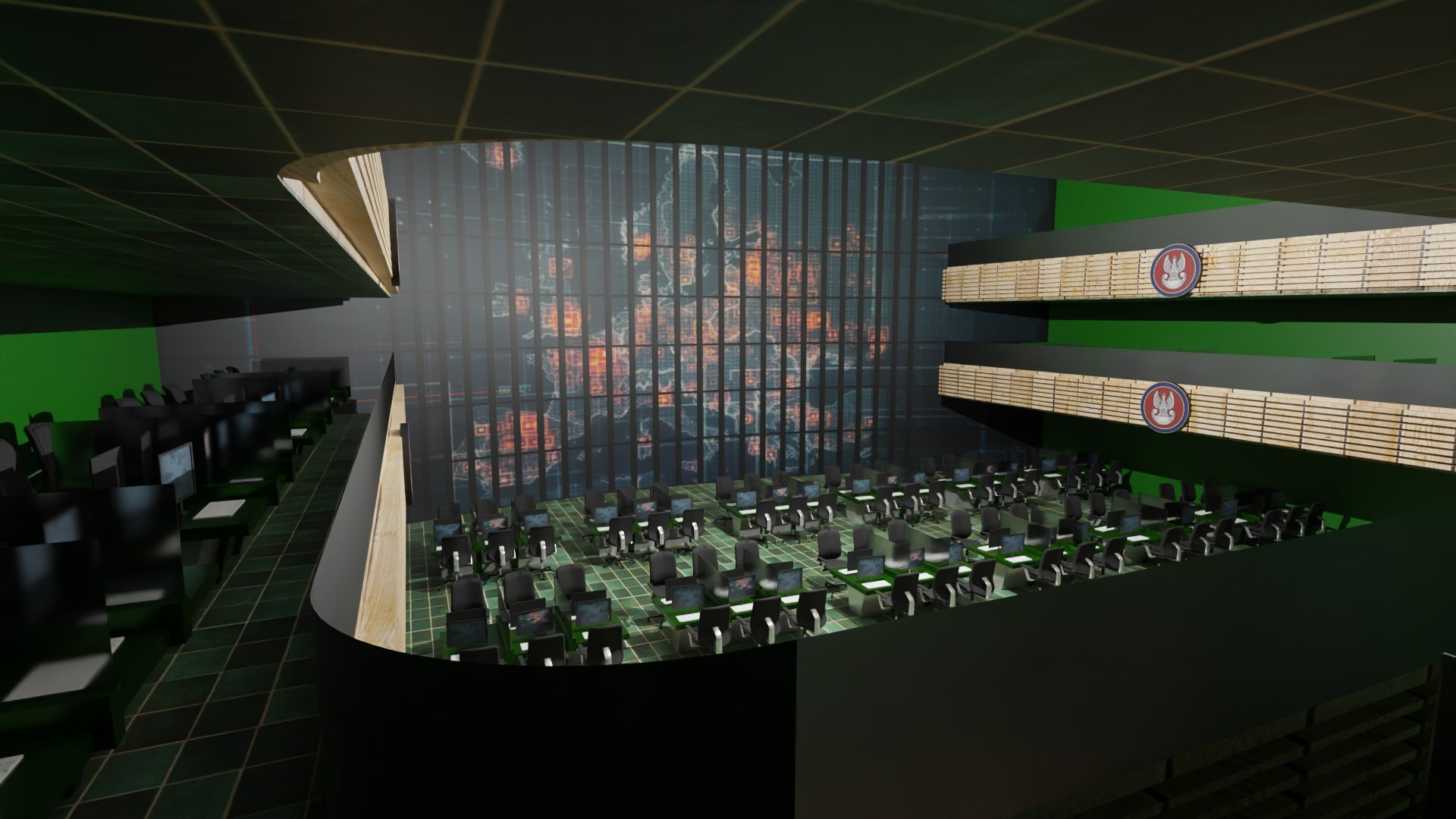 3D Mission Control Center model - TurboSquid 2164760