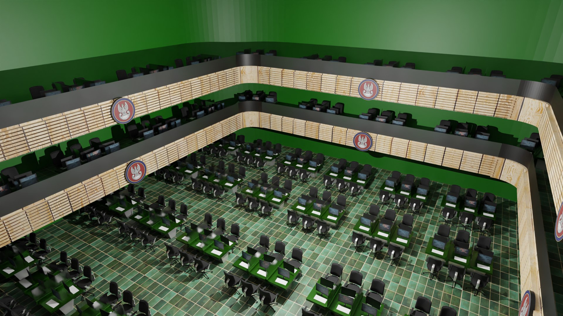 3D Mission Control Center model - TurboSquid 2164760