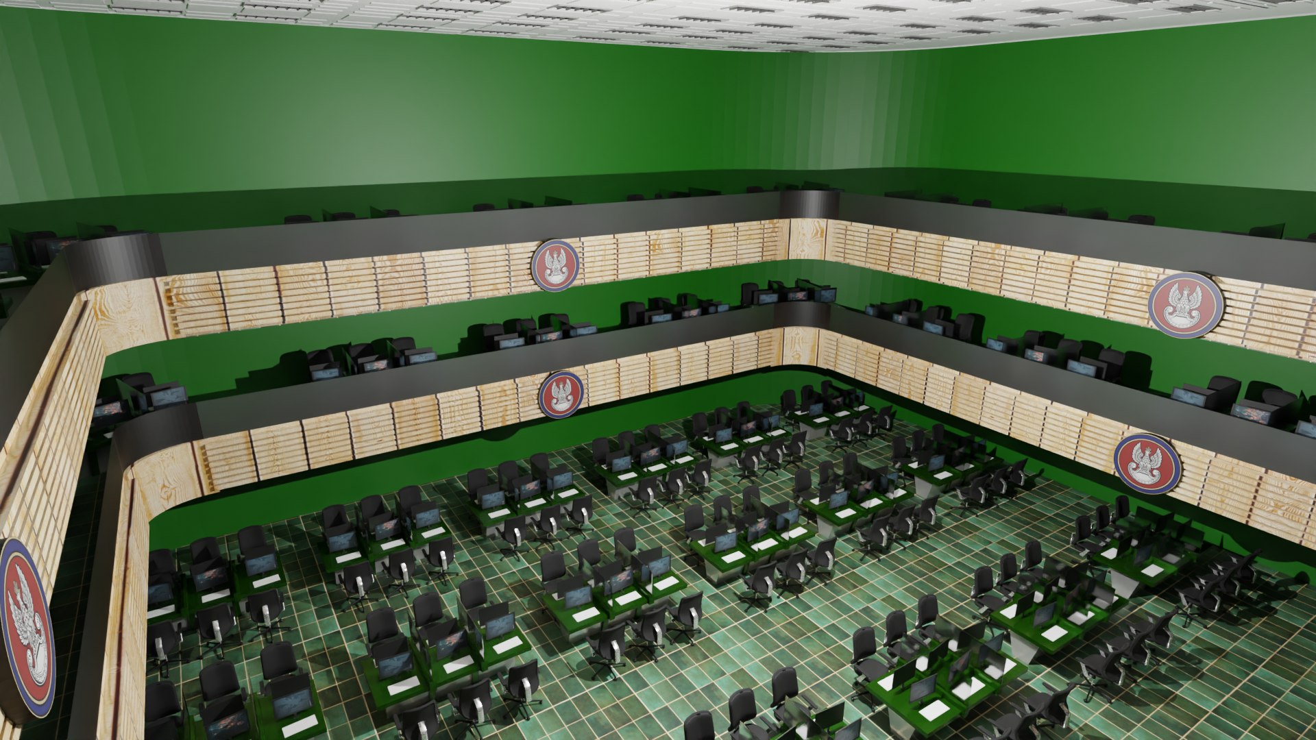 3D Mission Control Center model - TurboSquid 2164760