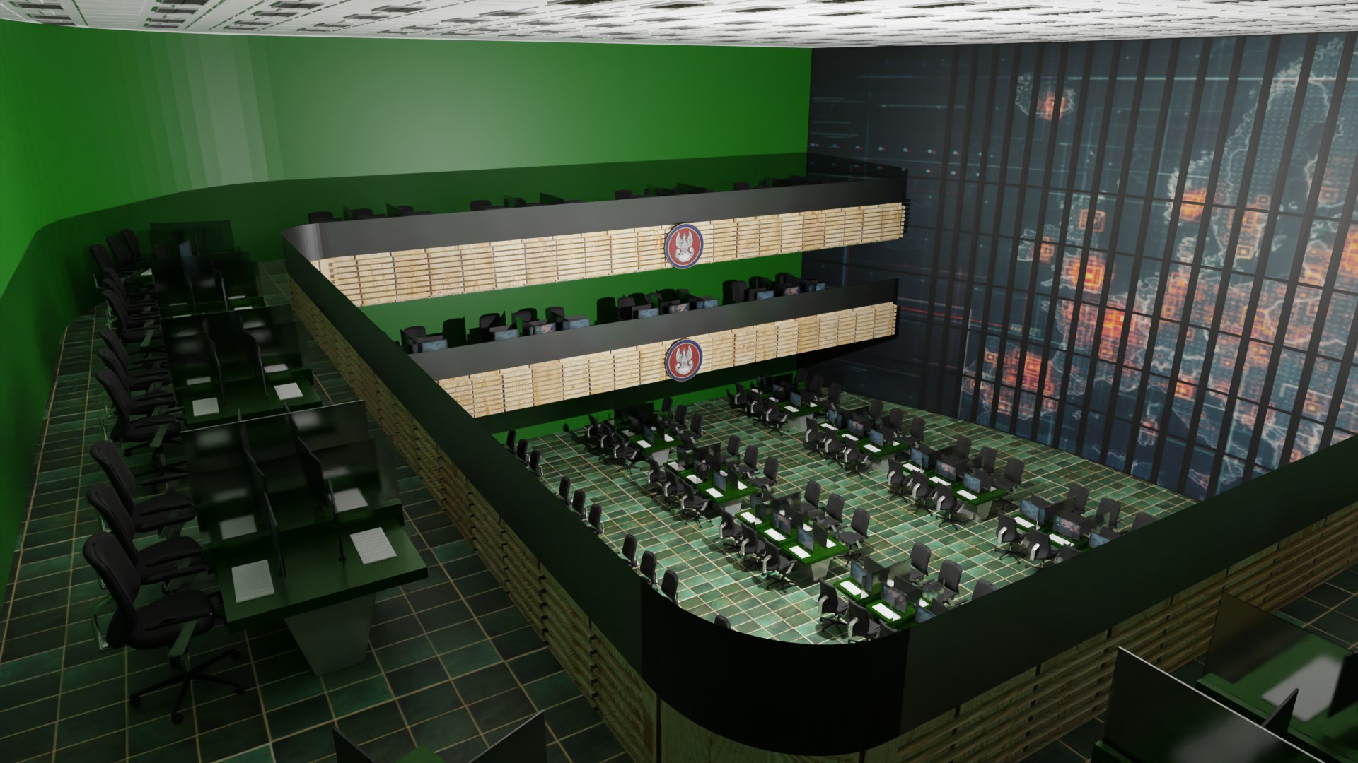 3D Mission Control Center model - TurboSquid 2164760