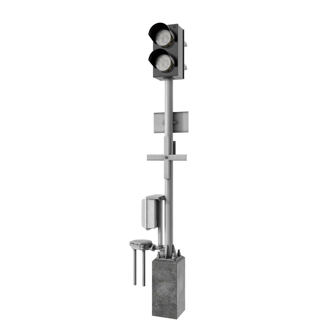 TRAFFIC LIGHT NOTIFYING PEDESTRIAN ALARM 3D - TurboSquid 2356538