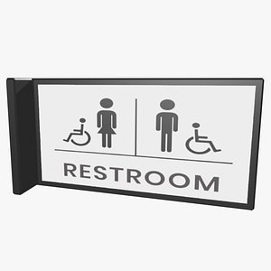 Architecture Toilet-Sign 3D Models for Download | TurboSquid