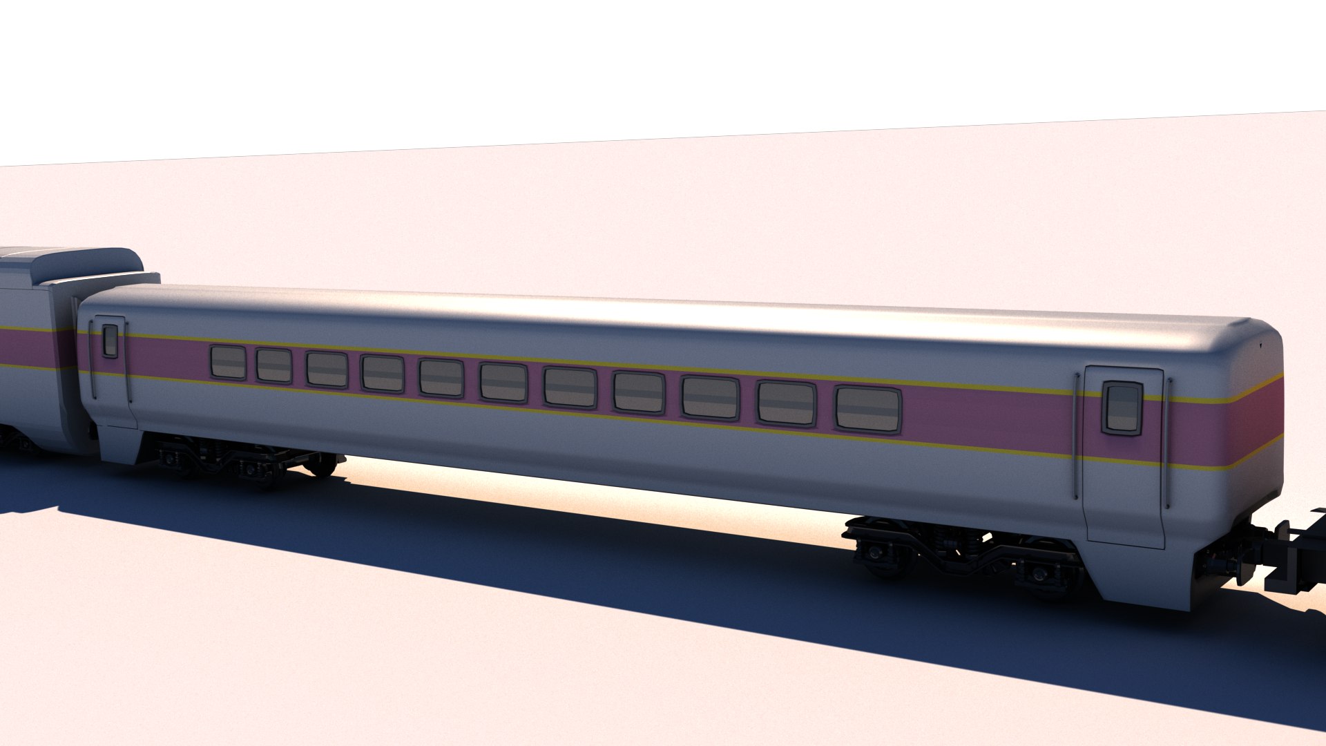 Mbta Train Hsp46 3D - TurboSquid 1438425