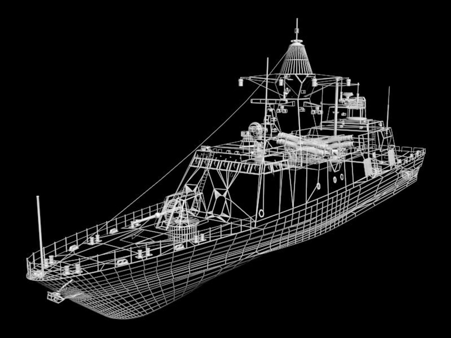 Baynunah Class Multipurpose 3d Model