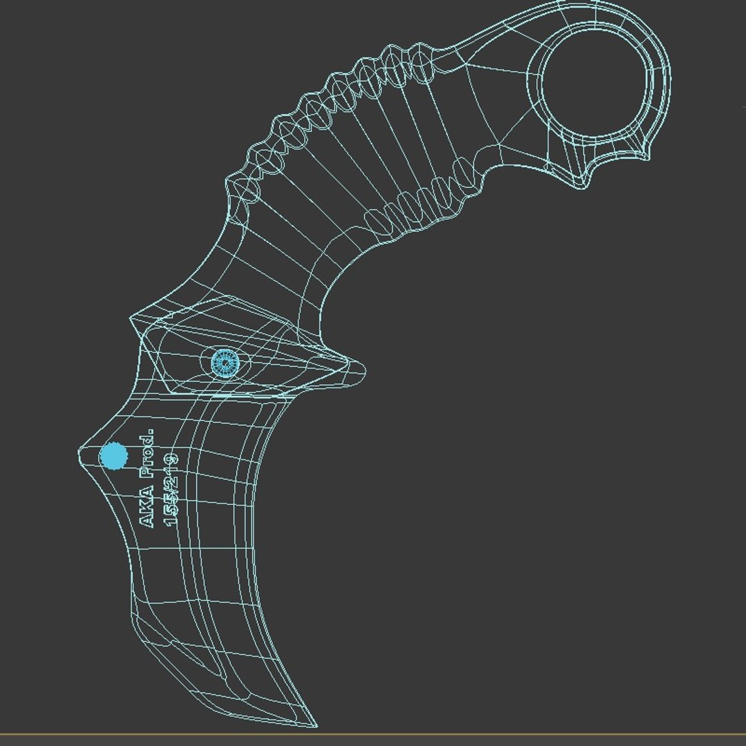3D Karambit Model - TurboSquid 1246840