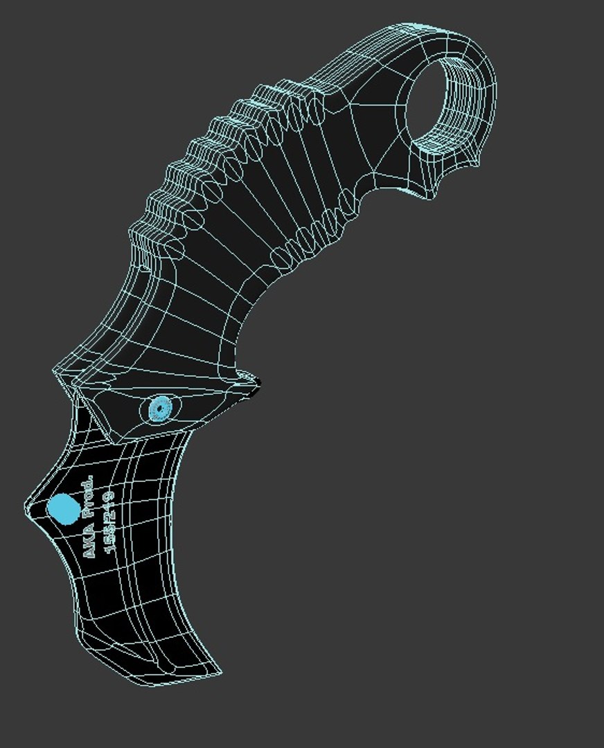 3D Karambit Model - TurboSquid 1246840
